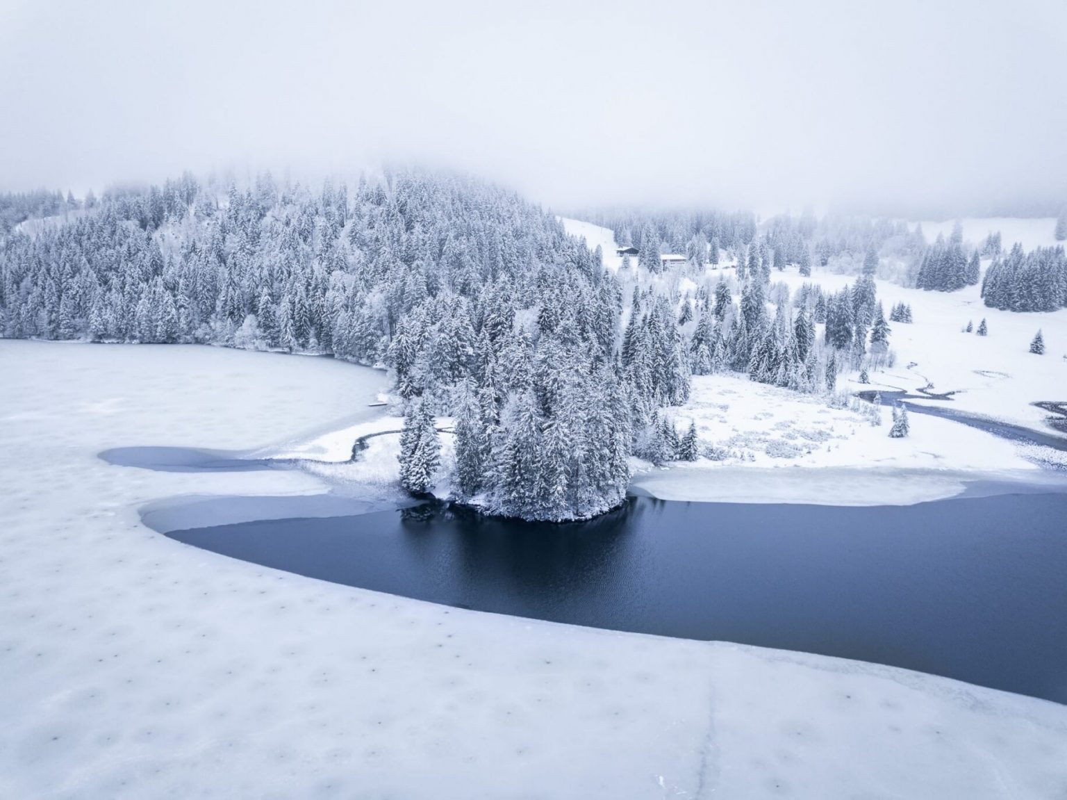Spitzingsee im Winter | BinMalKuerzWeg